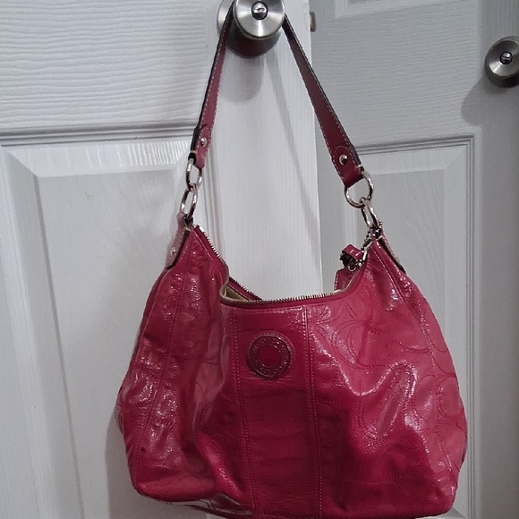 Coach | Bags | Coach Pink Shoulder Bag With Elegant Design | Poshmark